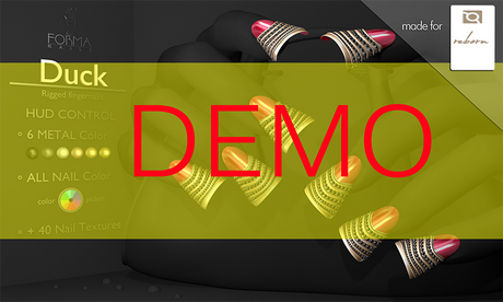 Second Life Marketplace - [FORMANAILS] NAILS for Reborn - DUCK - DEMO